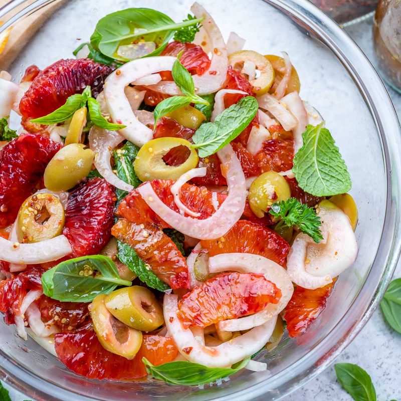 Blood Orange + Olive + Fennel Salad | Clean Food Crush