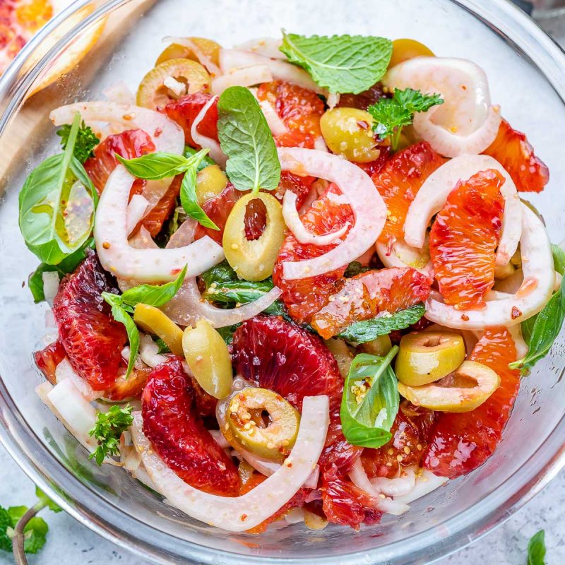 Blood Orange + Olive + Fennel Salad | Clean Food Crush