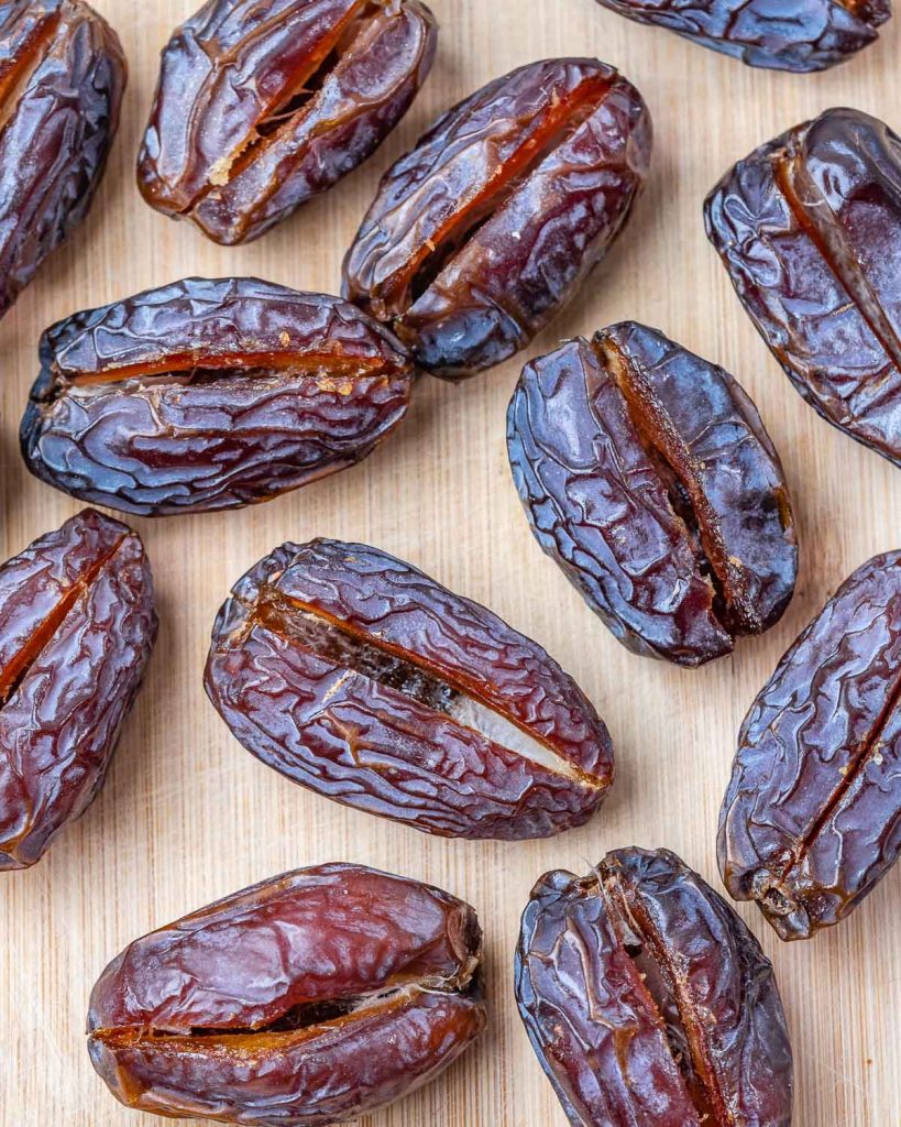 Snicker Stuffed Dates | Clean Food Crush