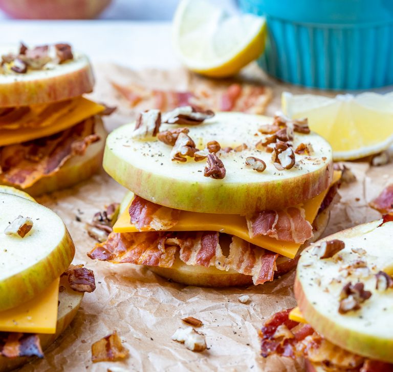 Apple + Bacon Sandwiches | Clean Food Crush
