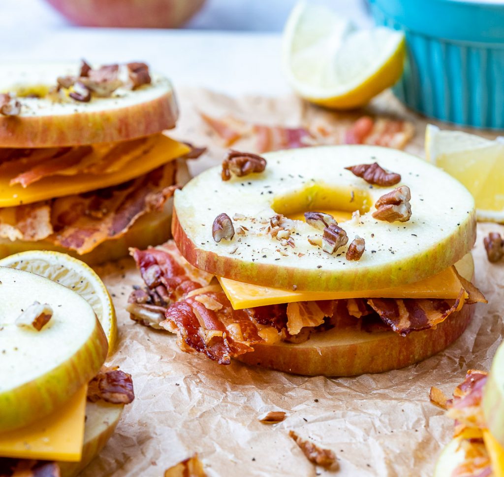 Apple + Bacon Sandwiches | Clean Food Crush