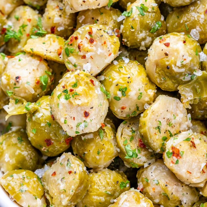 Steamed Brussels Sprouts (Stovetop & Instant Pot) | Clean Food Crush