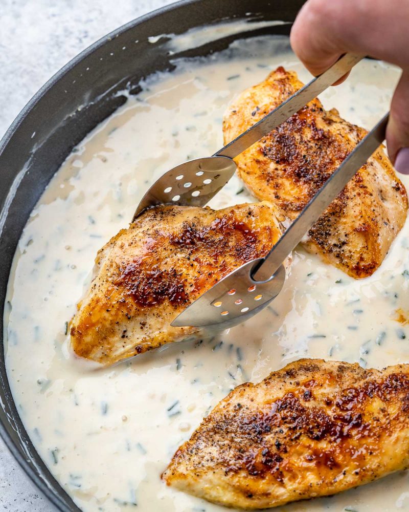 Sauteed Chicken in Creamy Mustard Sauce | Clean Food Crush