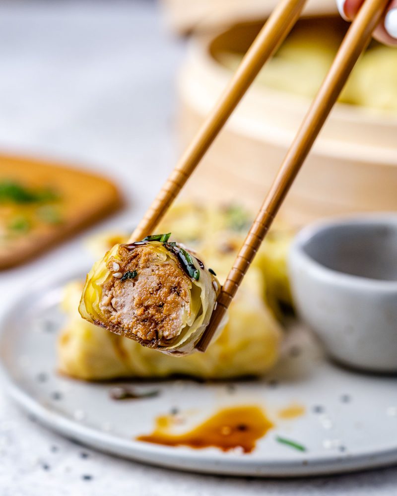 Asian Inspired Cabbage Rolls | Clean Food Crush