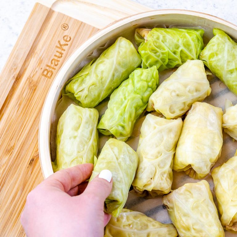 Asian Inspired Cabbage Rolls | Clean Food Crush
