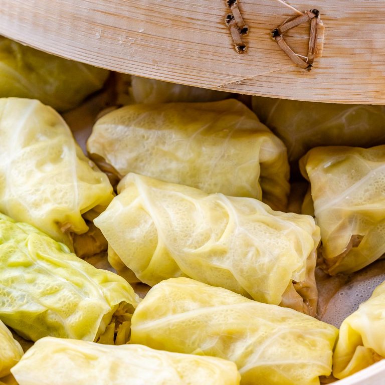 Asian Inspired Cabbage Rolls | Clean Food Crush