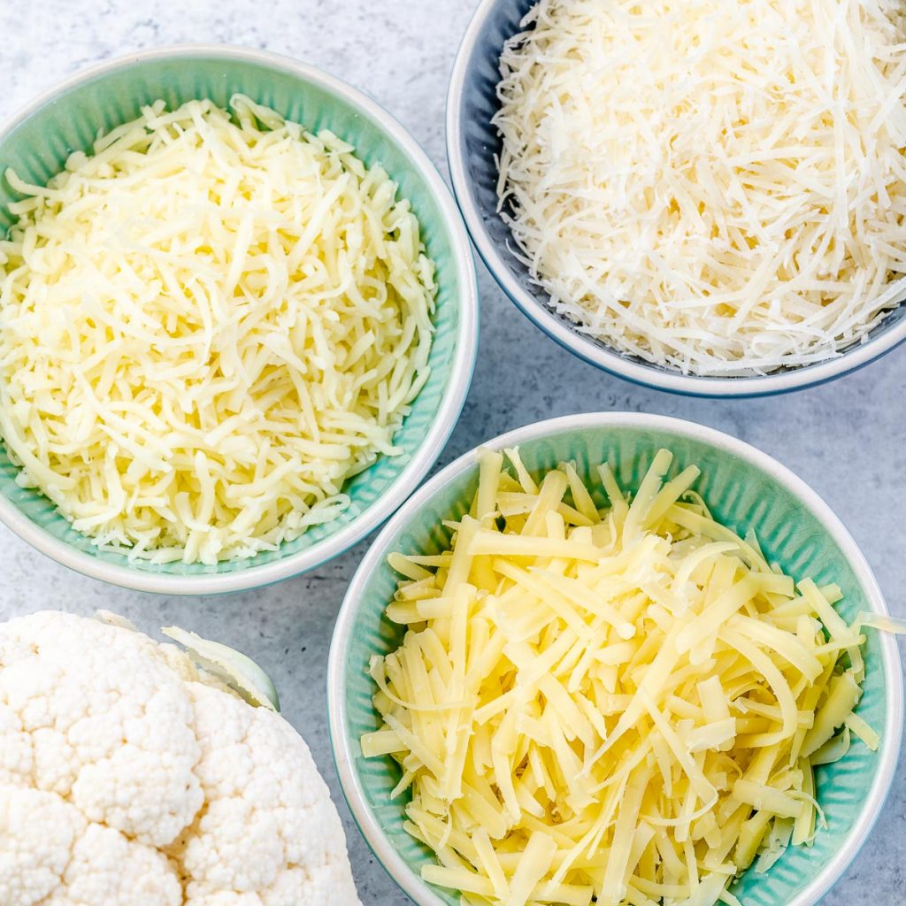 Cheesy Cauliflower “Breadsticks” | Clean Food Crush