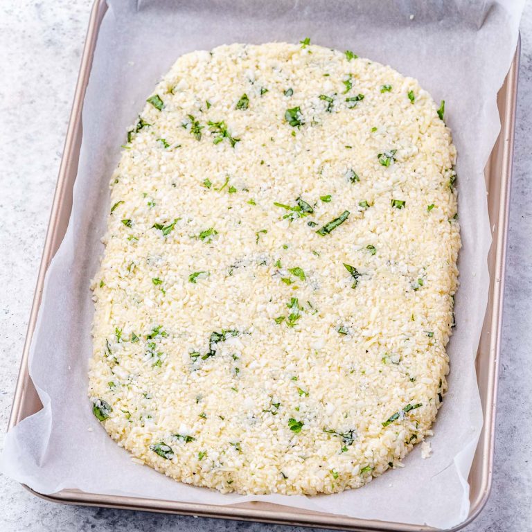 Cheesy Cauliflower “Breadsticks” | Clean Food Crush