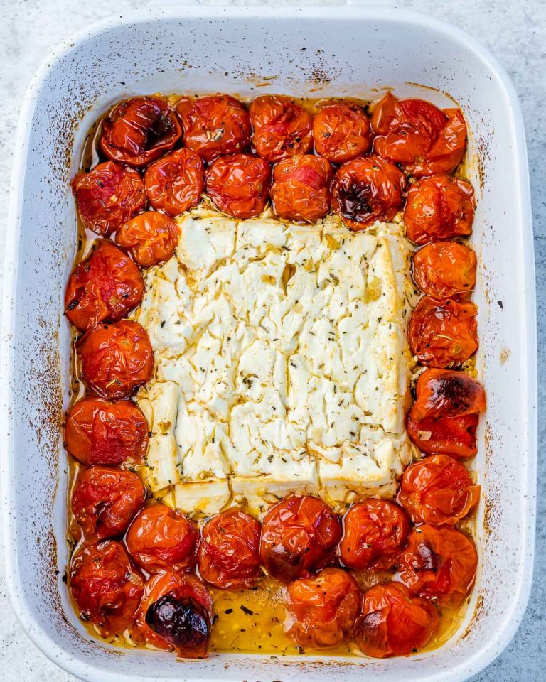 Baked Feta Egg Breakfast | Clean Food Crush