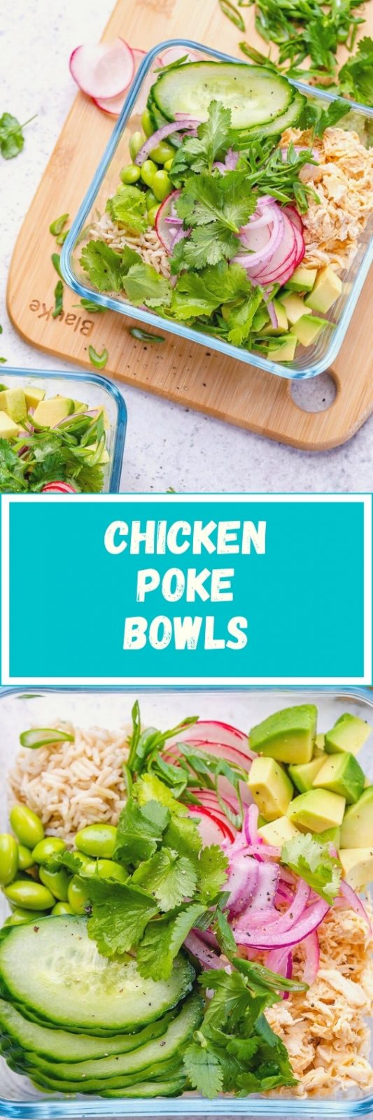 Chicken Poke Bowls | Clean Food Crush
