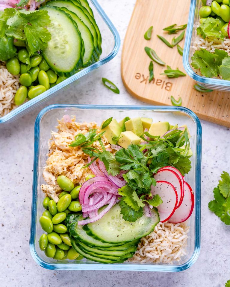 Chicken Poke Bowls | Clean Food Crush