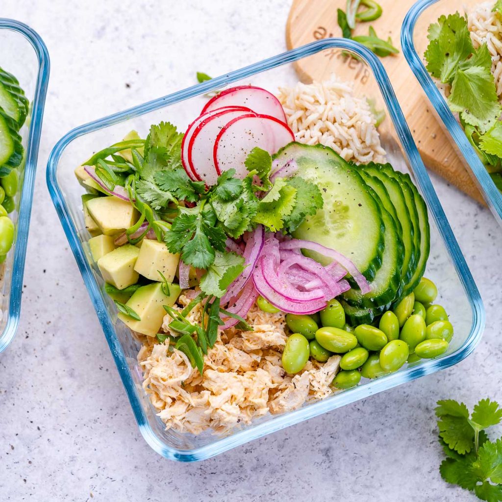 Chicken Poke Bowls | Clean Food Crush