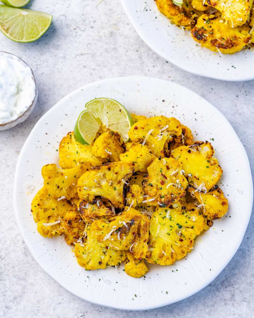 Turmeric Roasted Cauliflower | Clean Food Crush