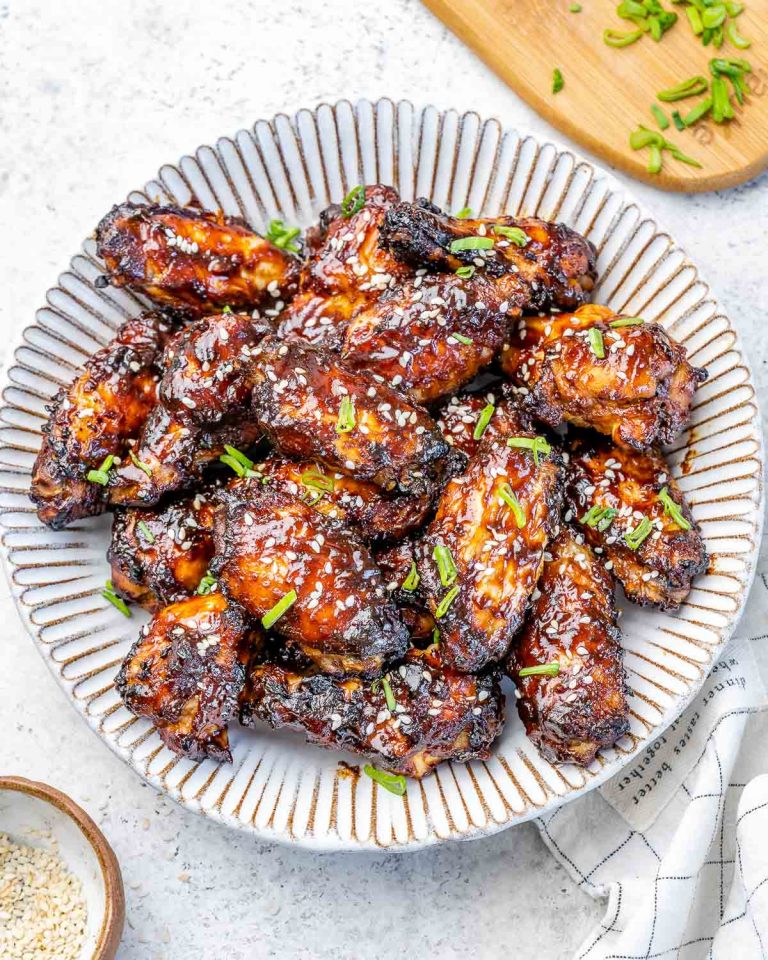 CFC’s FAVORITE Sticky Chicken Wings | Clean Food Crush