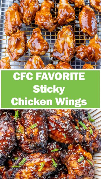 CFC’s FAVORITE Sticky Chicken Wings | Clean Food Crush