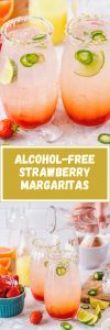 Alcohol-Free Strawberry Margaritas | Clean Food Crush