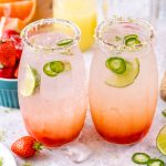 Alcohol-Free Strawberry Margaritas | Clean Food Crush