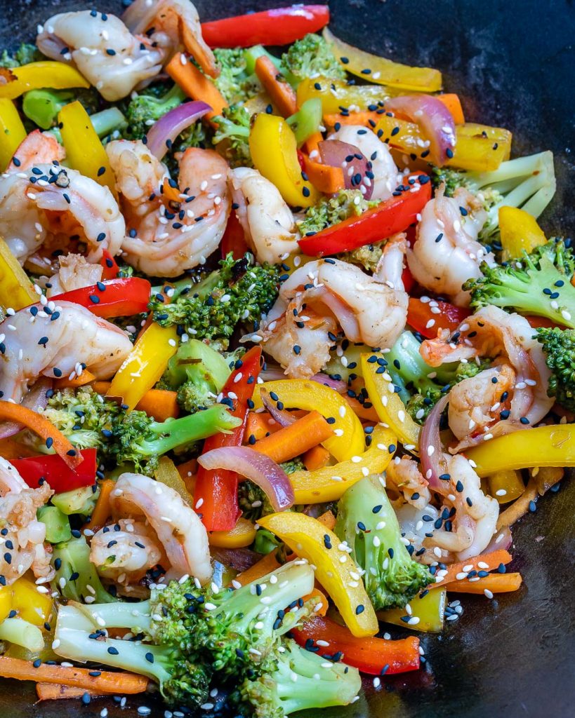 Quick & Easy Shrimp Stir Fry | Clean Food Crush