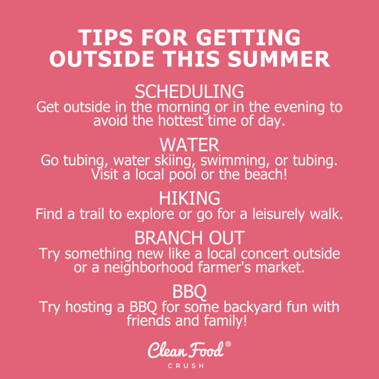 Guide to Getting Outside This Summer | Clean Food Crush