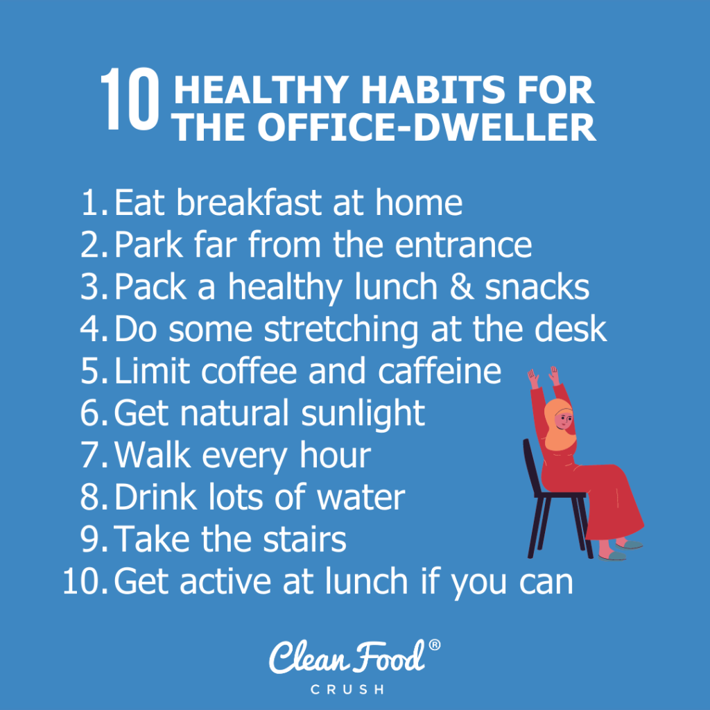 5 Ways to Stay Healthy While Working a Desk Job | Clean Food Crush
