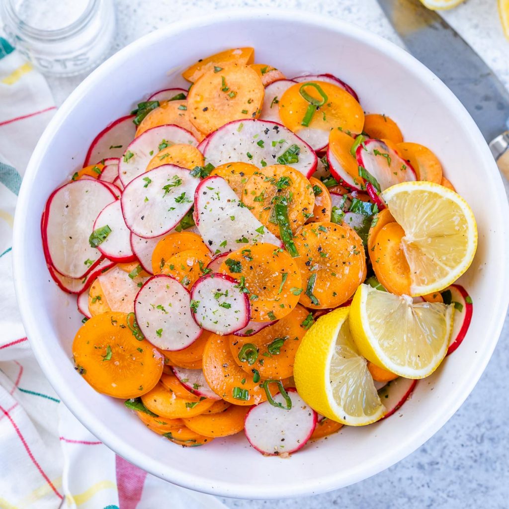 Marinated Radish + Carrot Salad | Clean Food Crush