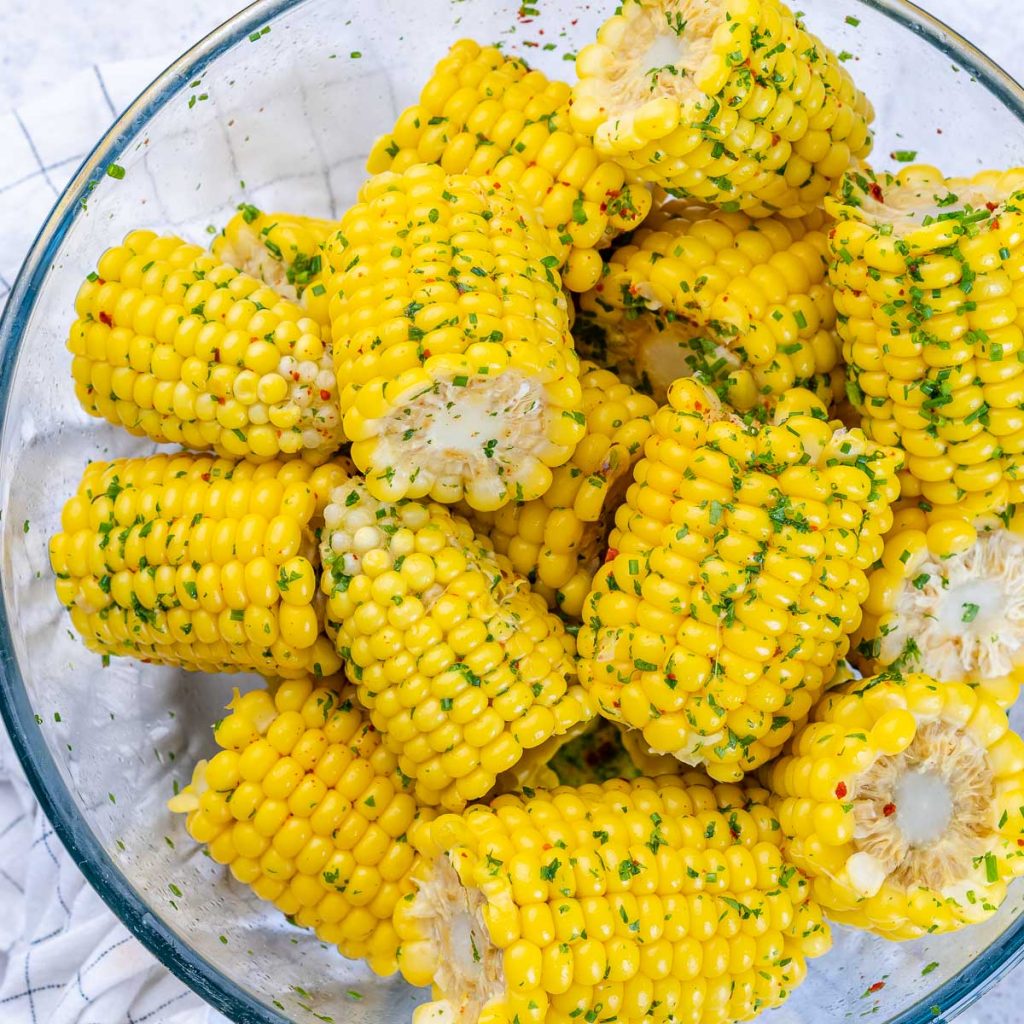 Butter-Herb Corn-on-the-Cob | Clean Food Crush