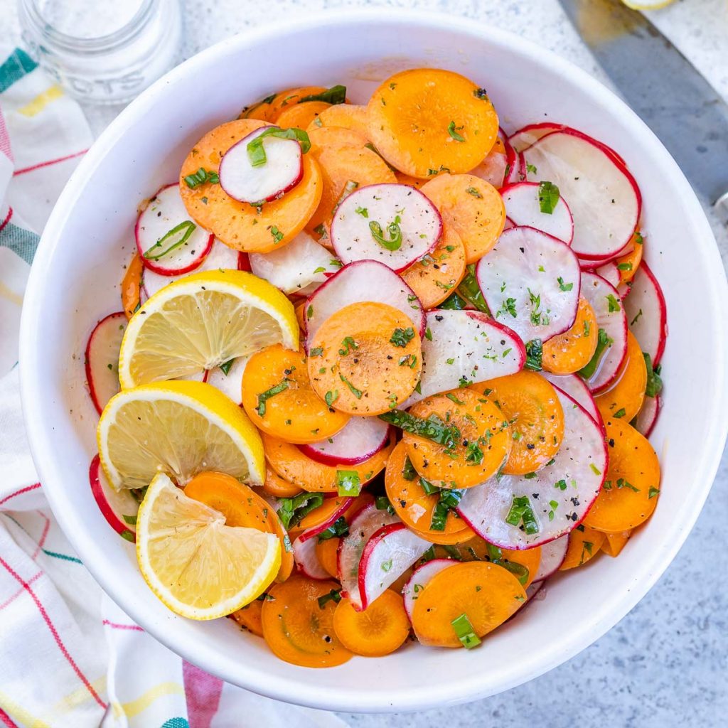 Marinated Radish + Carrot Salad | Clean Food Crush