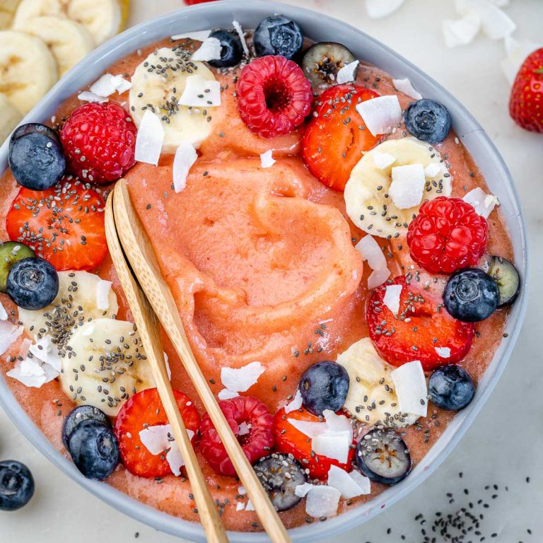 Pink Smoothie Bowls | Clean Food Crush