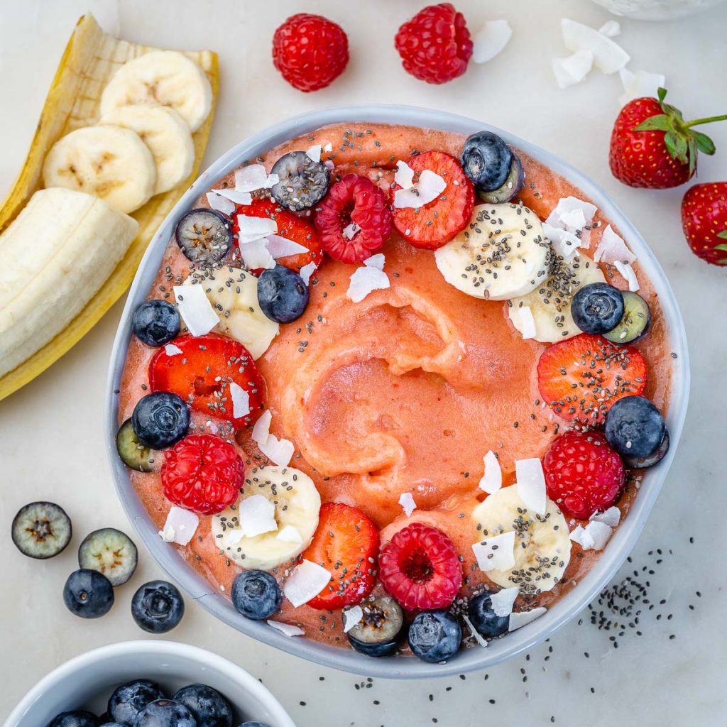 Pink Smoothie Bowls | Clean Food Crush