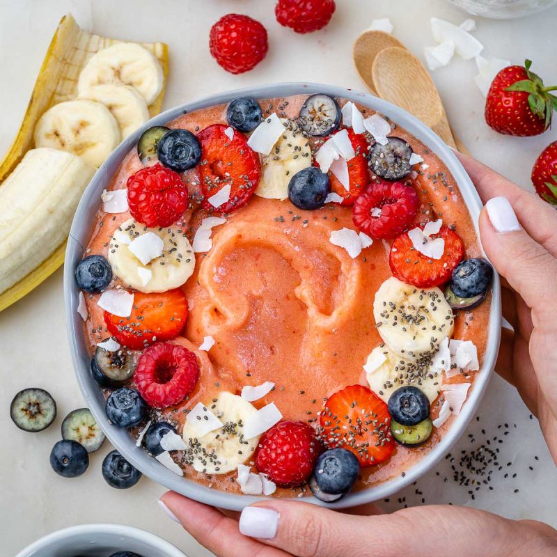 Pink Smoothie Bowls | Clean Food Crush