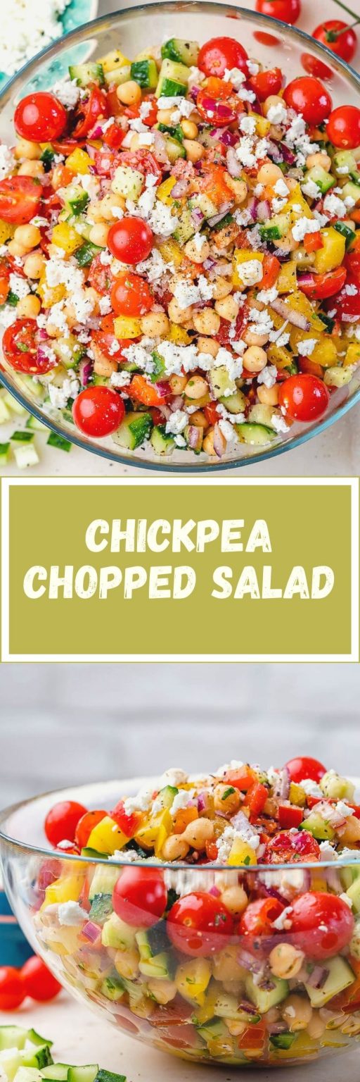 Chickpea Chopped Salad | Clean Food Crush