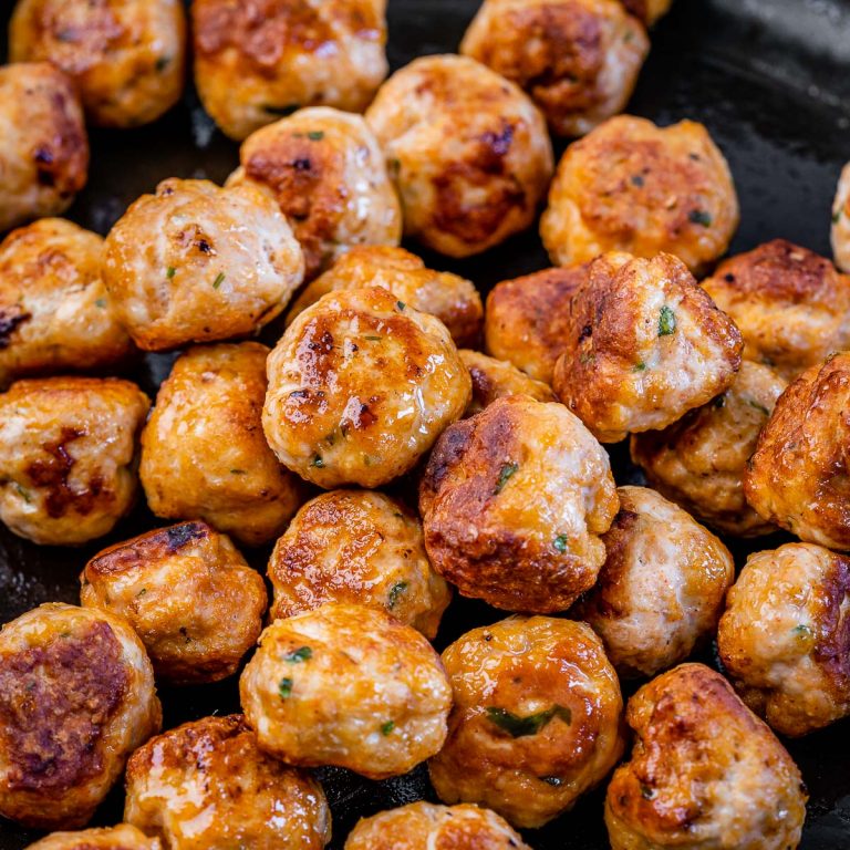 Mini Turkey Meatballs + Ribbon Salad (CFC Cold Lunchbox Series) | Clean ...