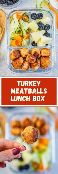 Mini Turkey Meatballs + Ribbon Salad (CFC Cold Lunchbox Series) | Clean ...
