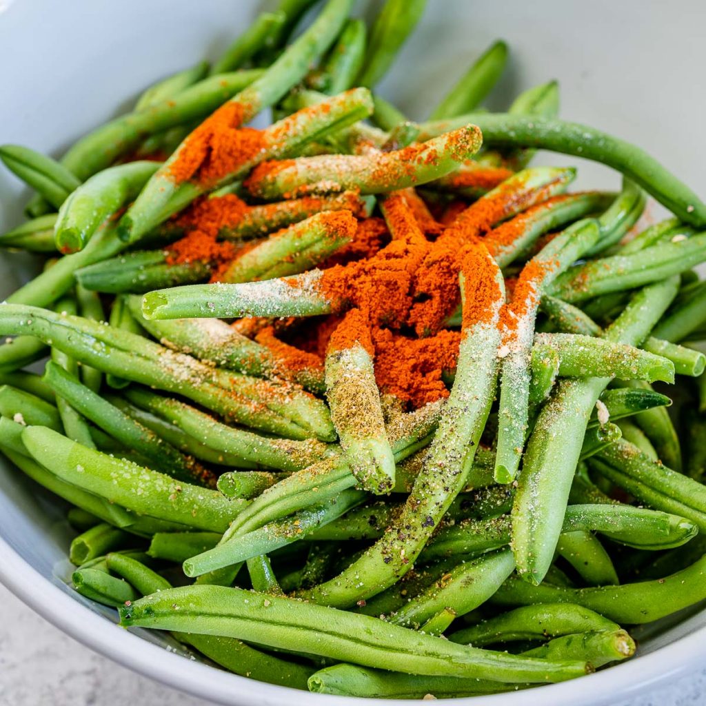 Pan-Seared + Seasoned Green Beans | Clean Food Crush