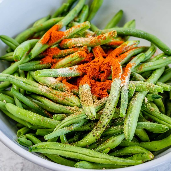 Pan-Seared + Seasoned Green Beans | Clean Food Crush