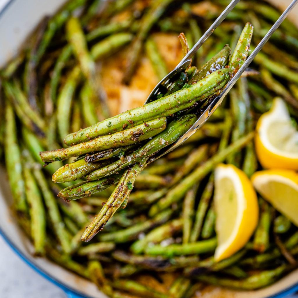 Pan-Seared + Seasoned Green Beans | Clean Food Crush