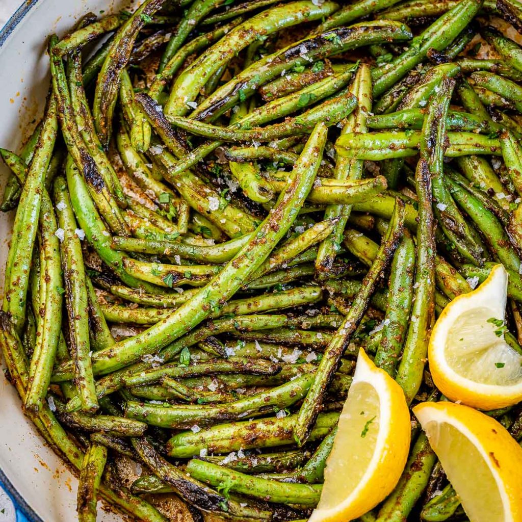 Pan-Seared + Seasoned Green Beans | Clean Food Crush