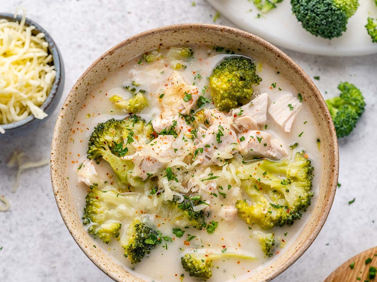 Creamy Broccoli Chicken Soup