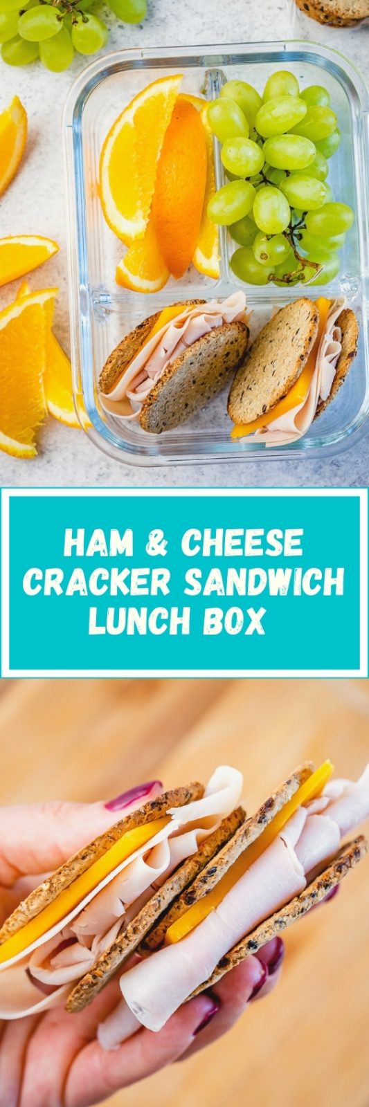 Ham + Cheese Cracker Sandwiches (CFC Cold Lunchbox Series) | Clean Food ...