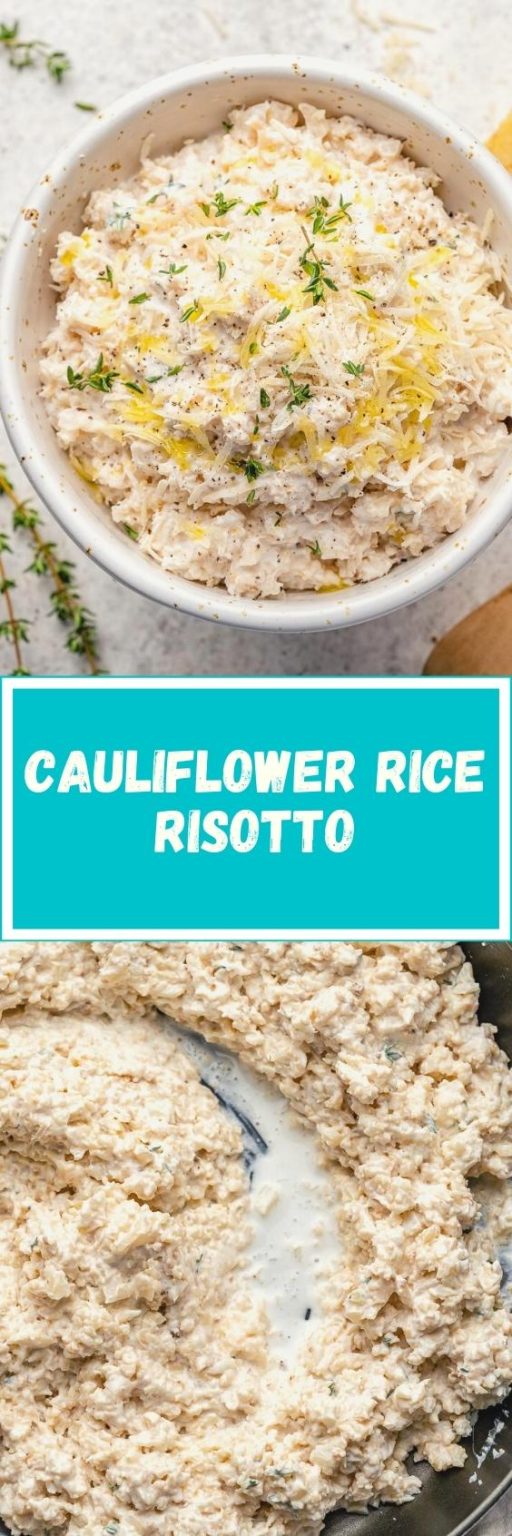 Cauliflower Rice Risotto | Clean Food Crush
