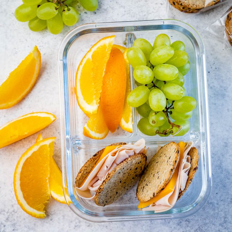 Ham + Cheese Cracker Sandwiches (CFC Cold Lunchbox Series) | Clean Food ...