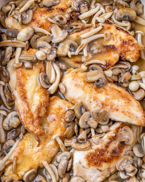 Baked Mushroom Chicken | Clean Food Crush