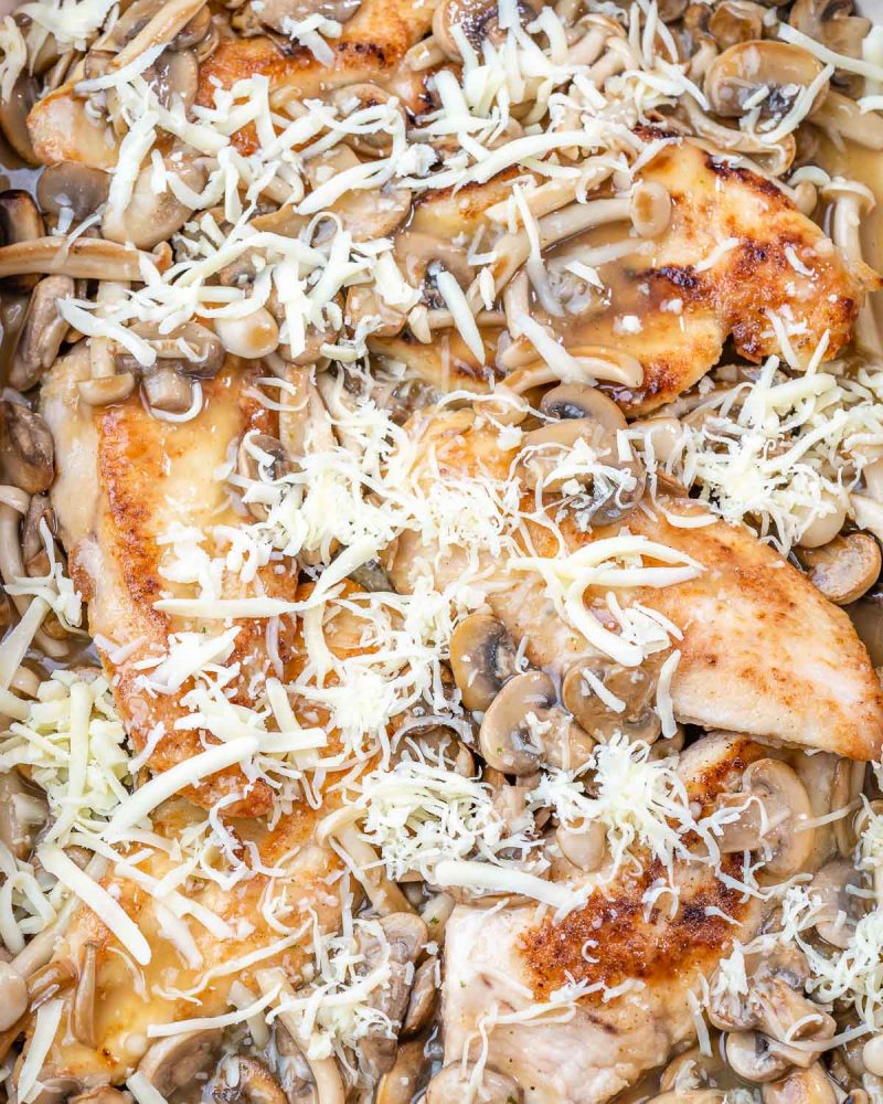 Baked Mushroom Chicken | Clean Food Crush
