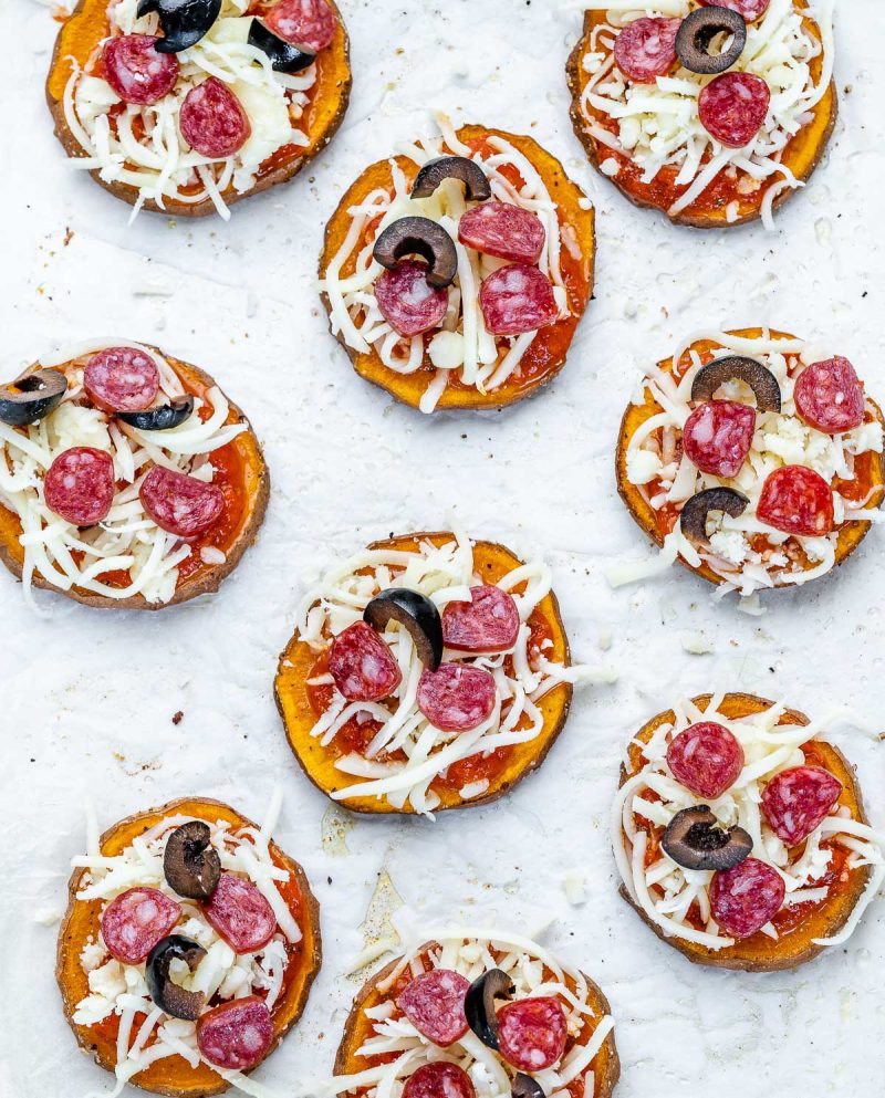 Sweet Potato Pizza Snacks | Clean Food Crush