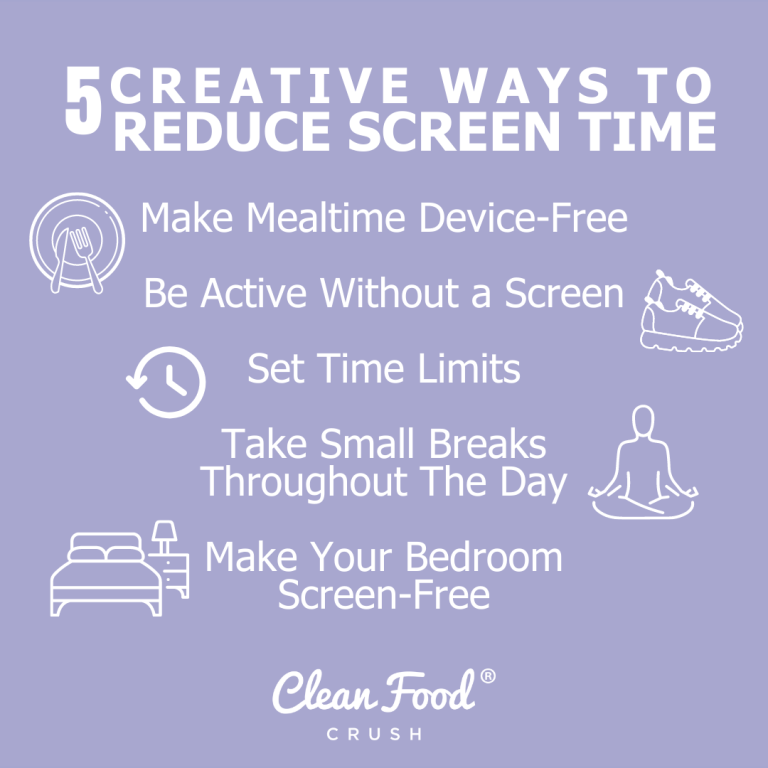 5 Creative Ways to Reduce Screen Time | Clean Food Crush
