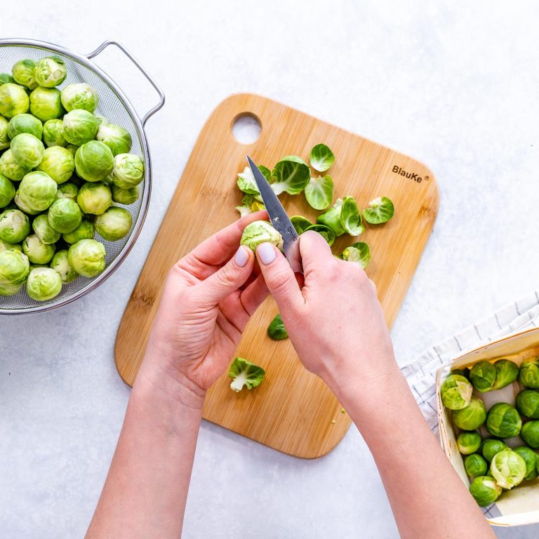 Crispy Smashed Brussels Sprouts | Clean Food Crush