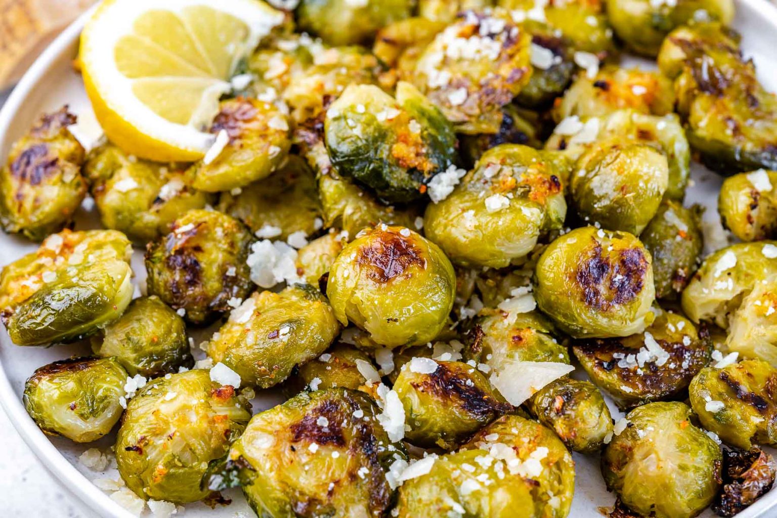 Crispy Smashed Brussels Sprouts | Clean Food Crush