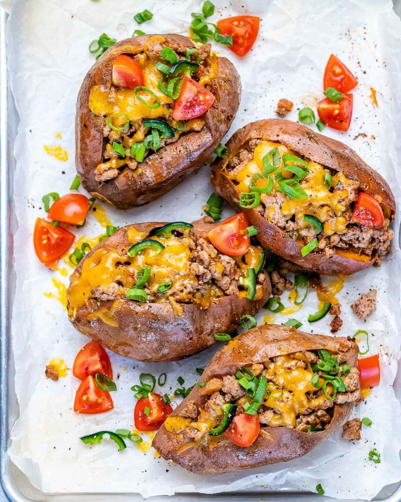 Santa Fe Inspired Sweet Potatoes | Clean Food Crush