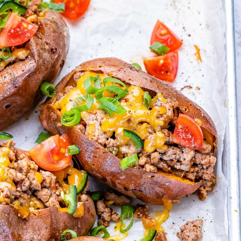 Santa Fe Inspired Sweet Potatoes | Clean Food Crush