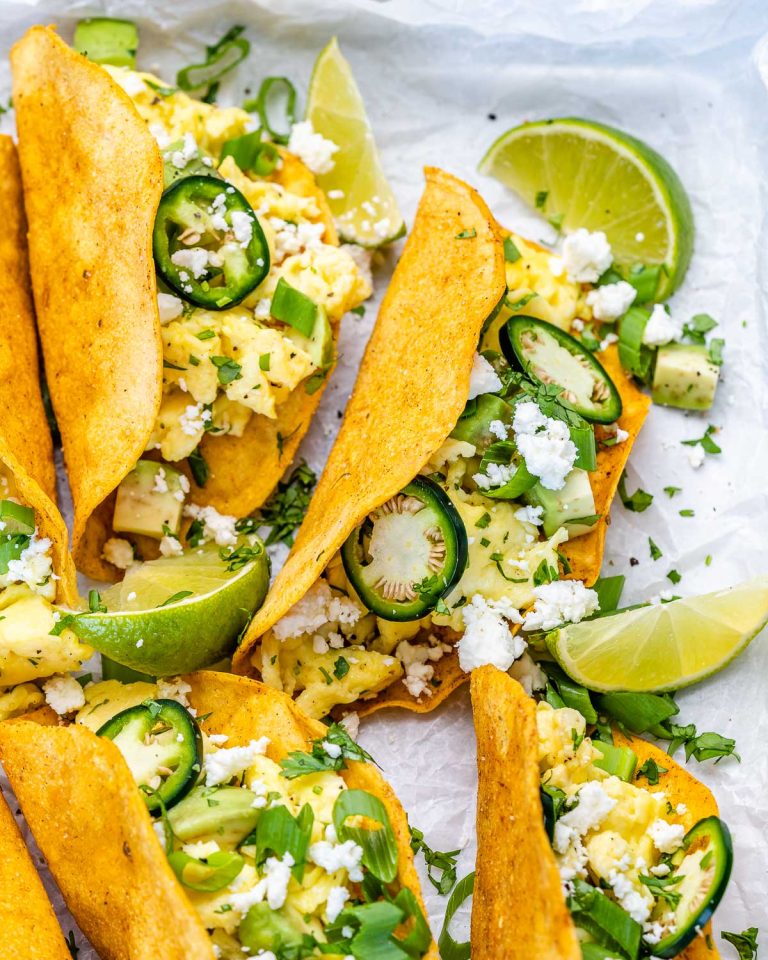 Breakfast Crispy Tacos | Clean Food Crush